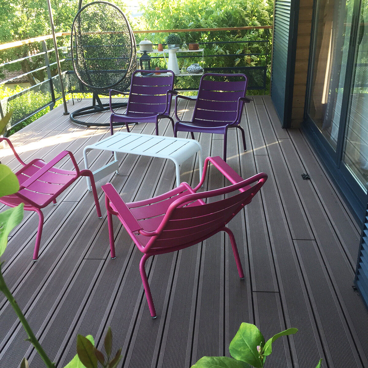 Photos de terrasses en COMPOSITE SILVADEC ÉLÉGANCE - Connexion Bois Direct